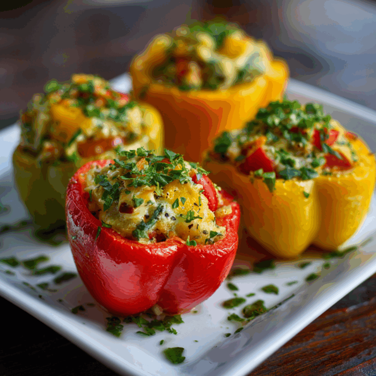 Monster Bell Pepper Salad Cups